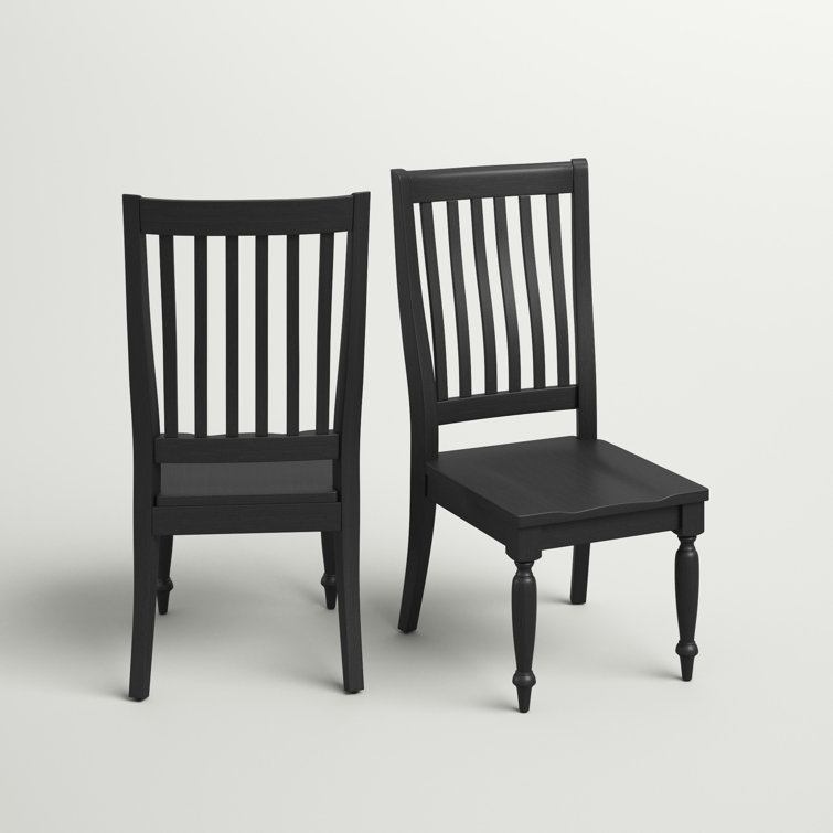 Three Posts™ Sonntag Solid Wood Slat Back Side Chair And Reviews Wayfair